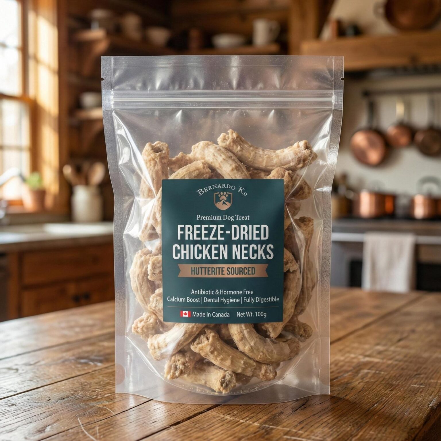 Freeze-Dried Chicken Necks | Raw Dental Chews for Dogs